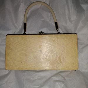 Vintage Enid Collins | Bags | Vintage Enid Collins Small Wooden Box Bag ...